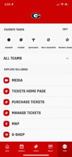 Mobile Ticketing | The Georgia Bulldog Club