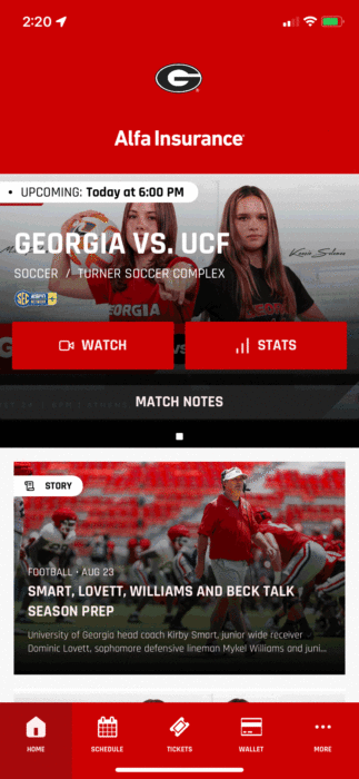 Mobile Ticketing | The Georgia Bulldog Club