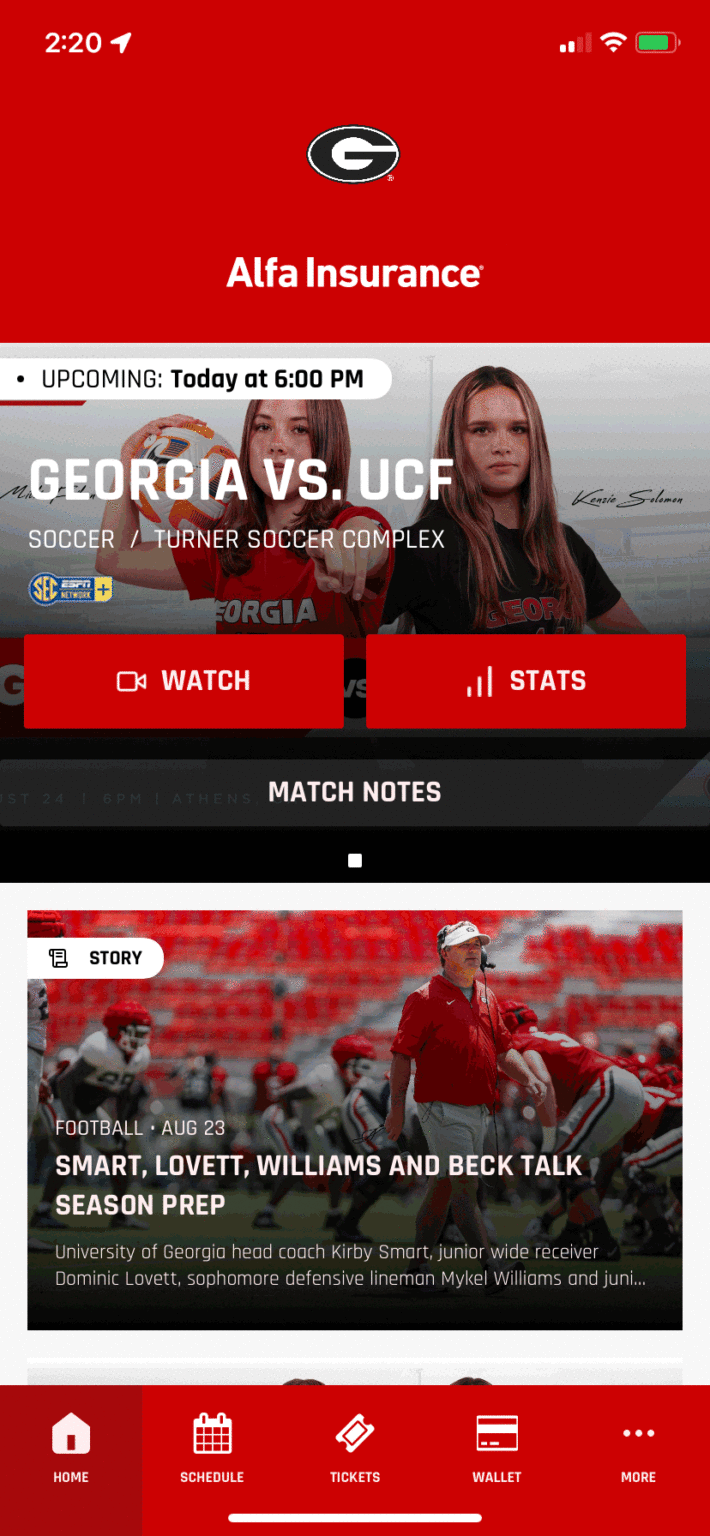 Mobile Ticketing | The Georgia Bulldog Club